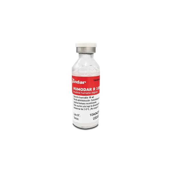 INSULINA HUMANA REGULAR 100 UI / ML SOL. INY. 10 mL (HUMODAR R 100R ...